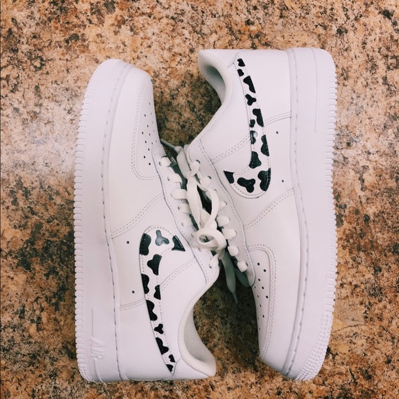 Nike | Shoes | Cow Print Air Force S | Poshmark